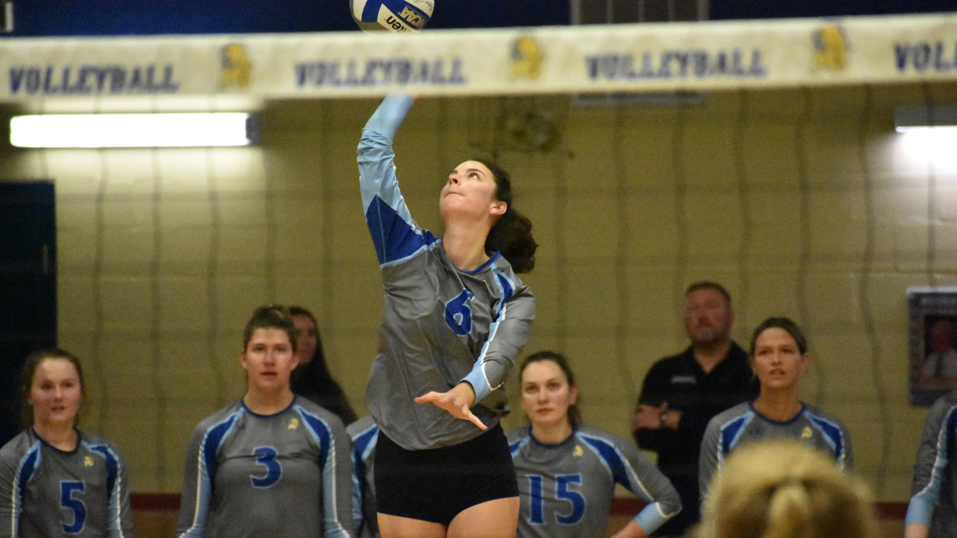 MU Volleyball Splits Tri-Match - Misericordia University Athletics