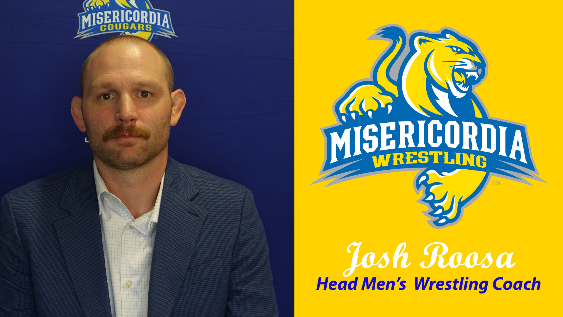 Josh Roosa Named Men's Wrestling Coach at Misericordia - Misericordia ...