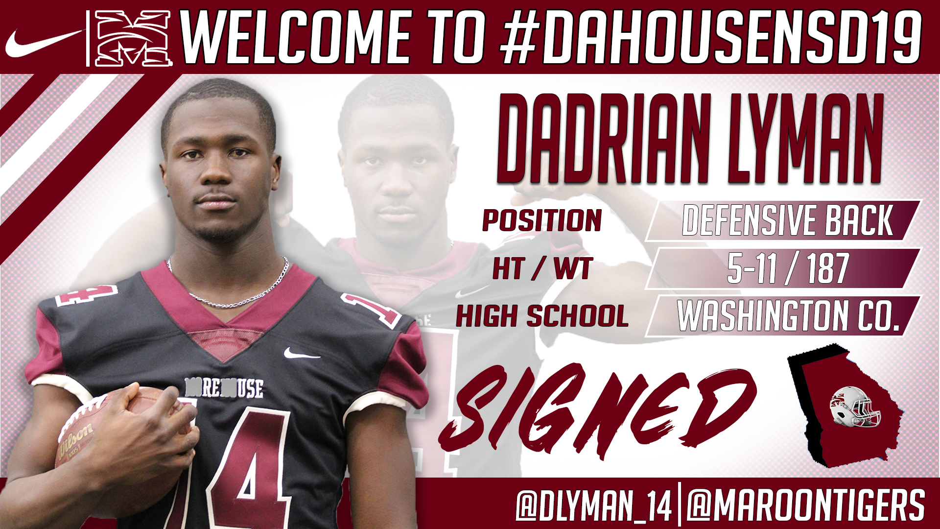 Dadrian Lyman - Football - Morehouse College Athletics