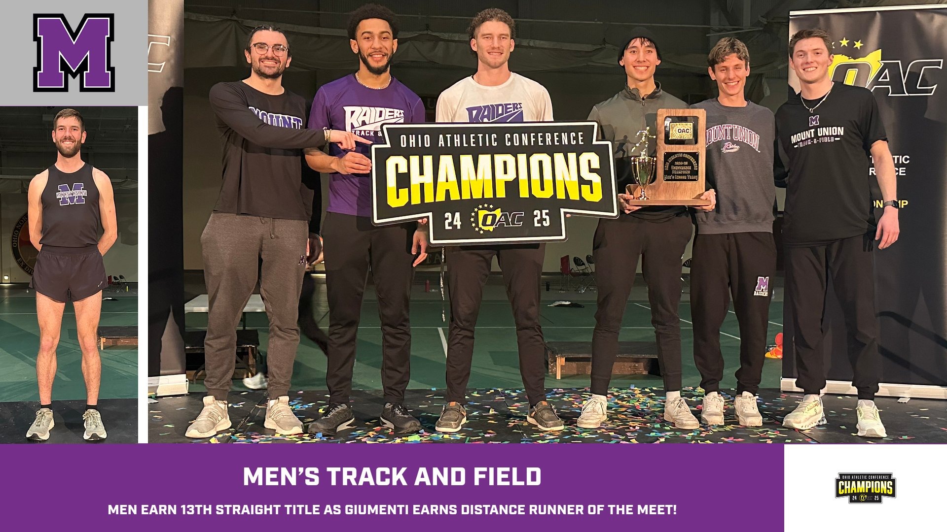 Men's Track and Field: Raiders Sit Atop Standings After Day One of OAC ...
