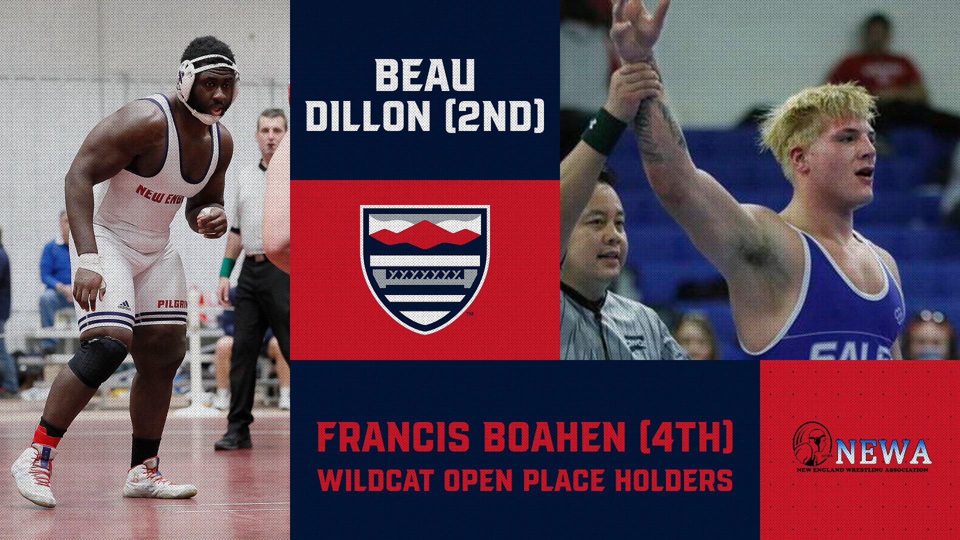 Dillon and Boahen Place, as Wrestling Competes at JWU's Wildcat Open ...