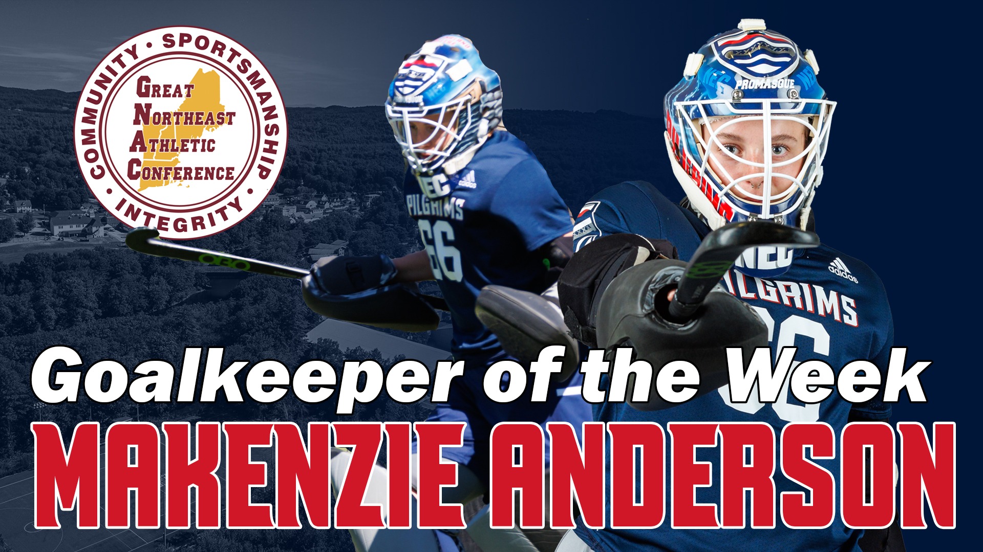 Field Hockey: Anderson Named GNAC Goalie of the Week - New England College