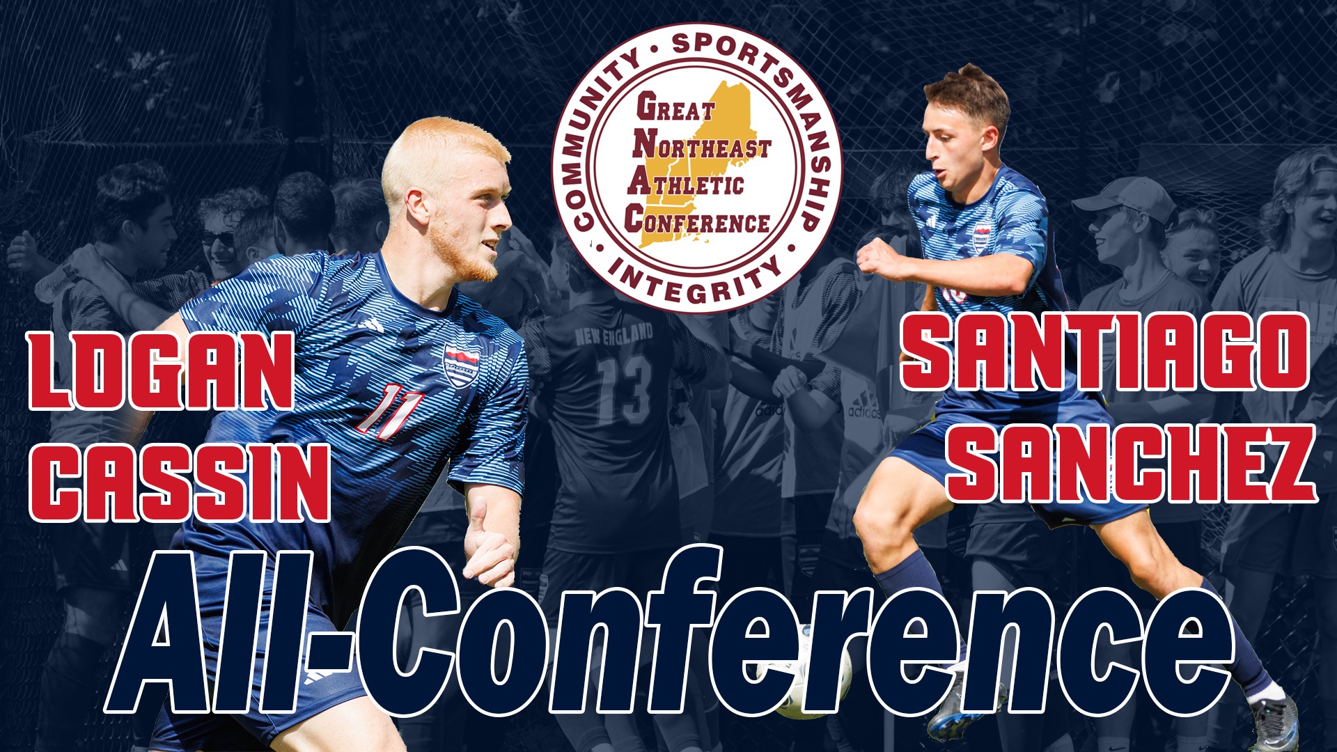 Cassin, Sanchez Earn GNAC All-Conference Honors - New England College