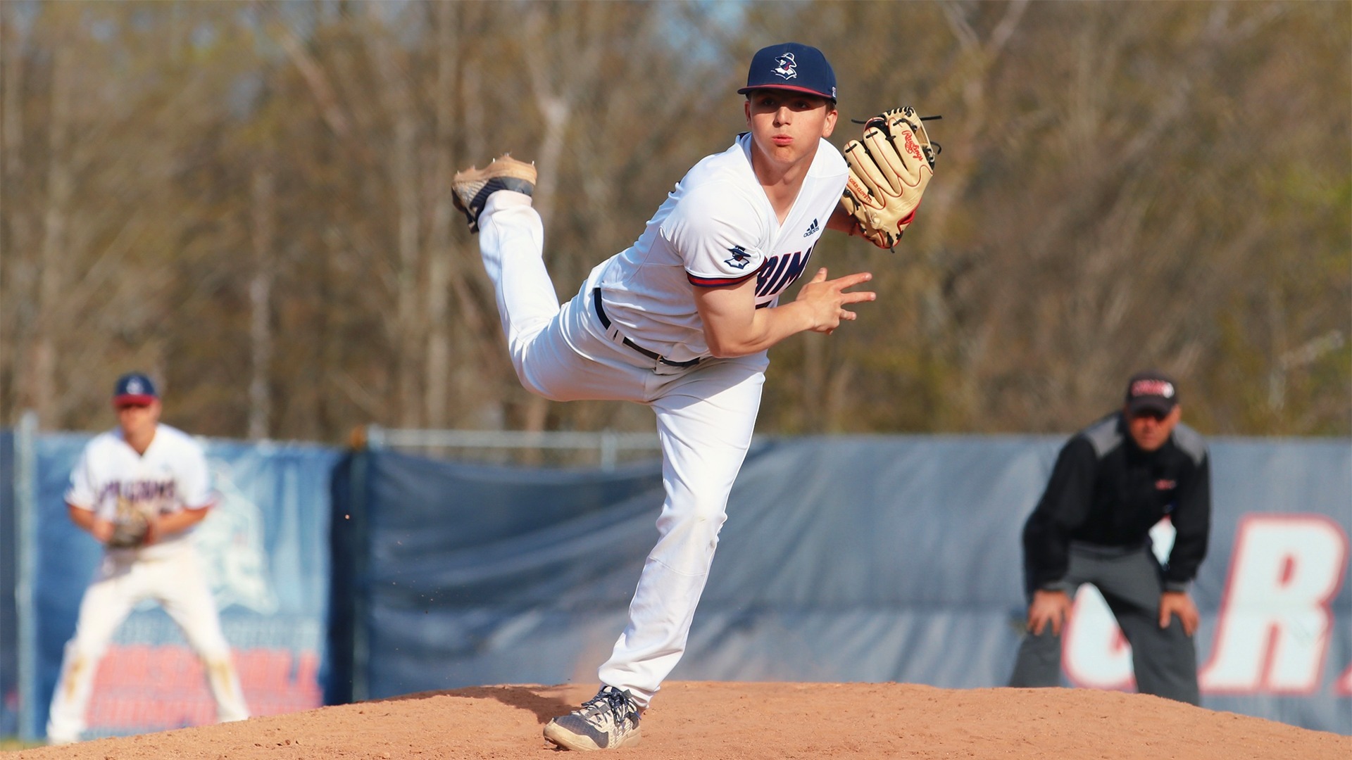 Baseball Splits with Monks - New England College