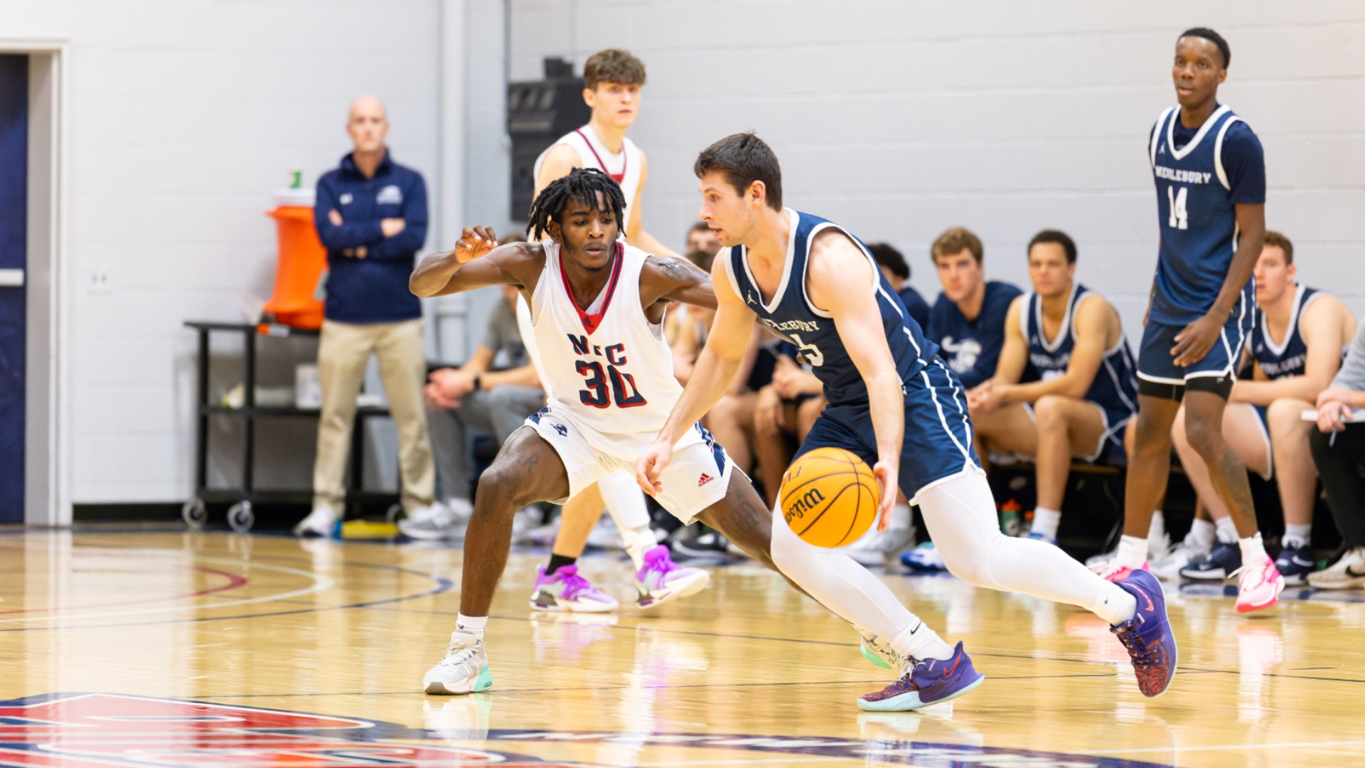 Men’s Basketball Falters at Saint Joes - New England College