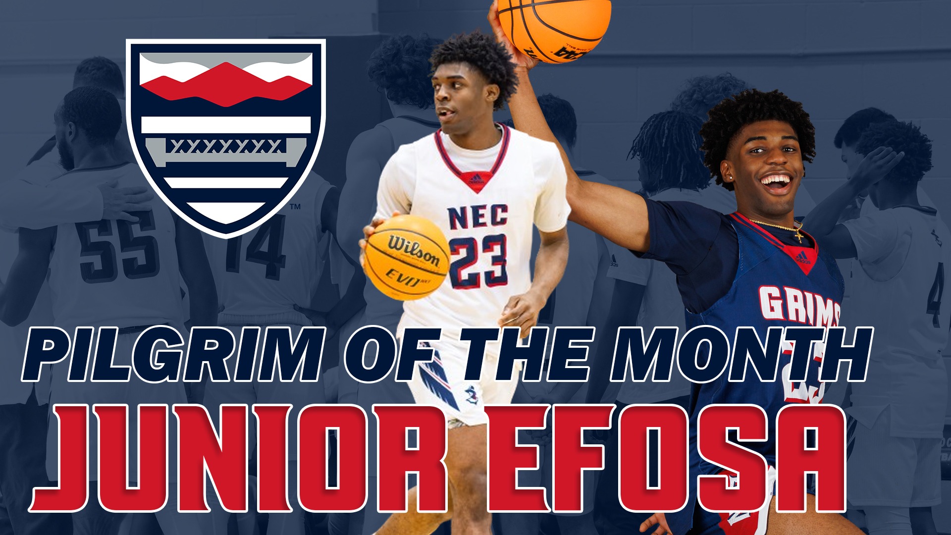 Efosa Dubbed Pilgrim of the Month for December - New England College