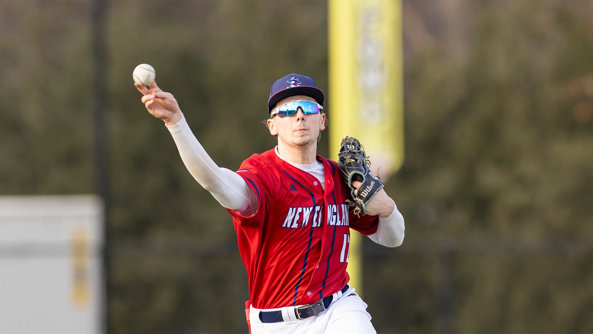 Baseball Stumbles at UMass Boston - New England College