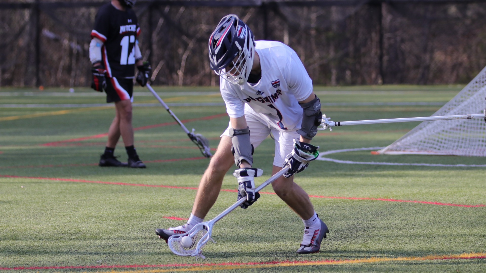 Early Critical Run helps UNE Outduel Men’s Lacrosse in the B.O.N.E. Matchup - New England College