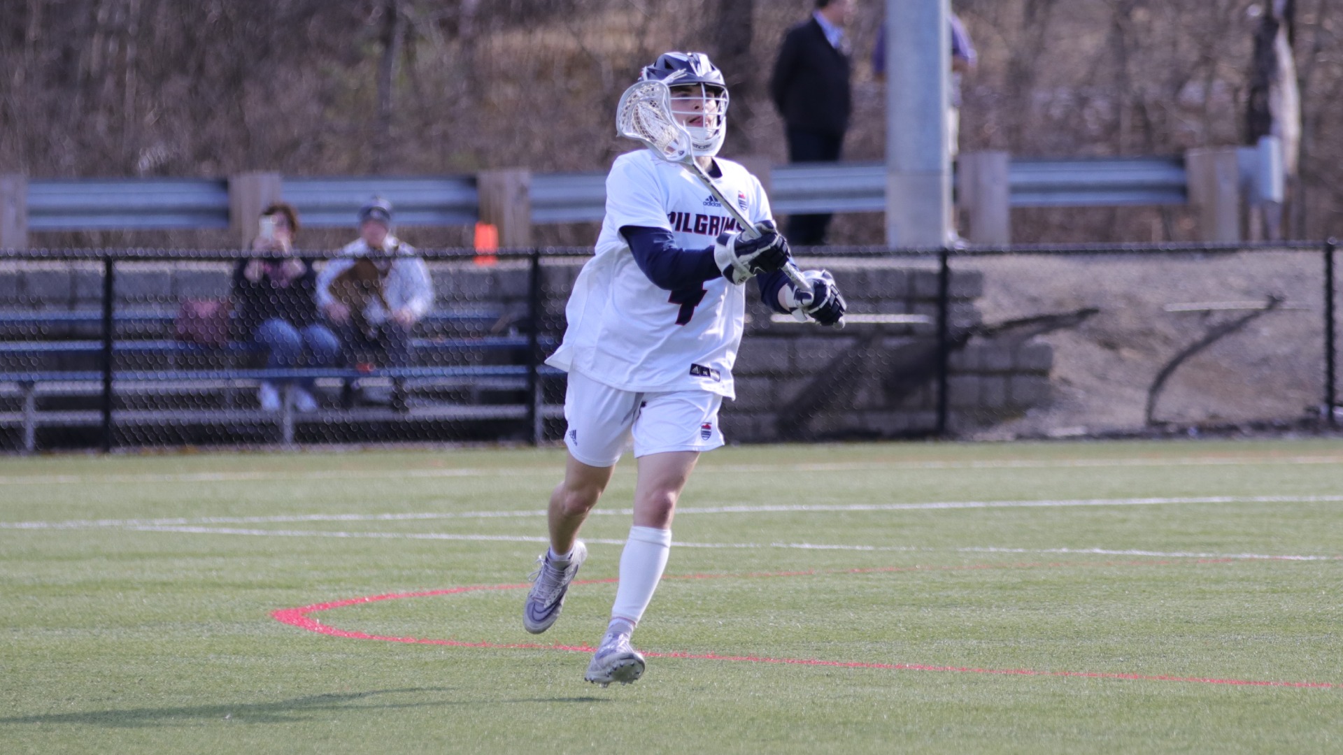 Men’s Lacrosse Feeling the Blues in Road Loss to USJ - New England College