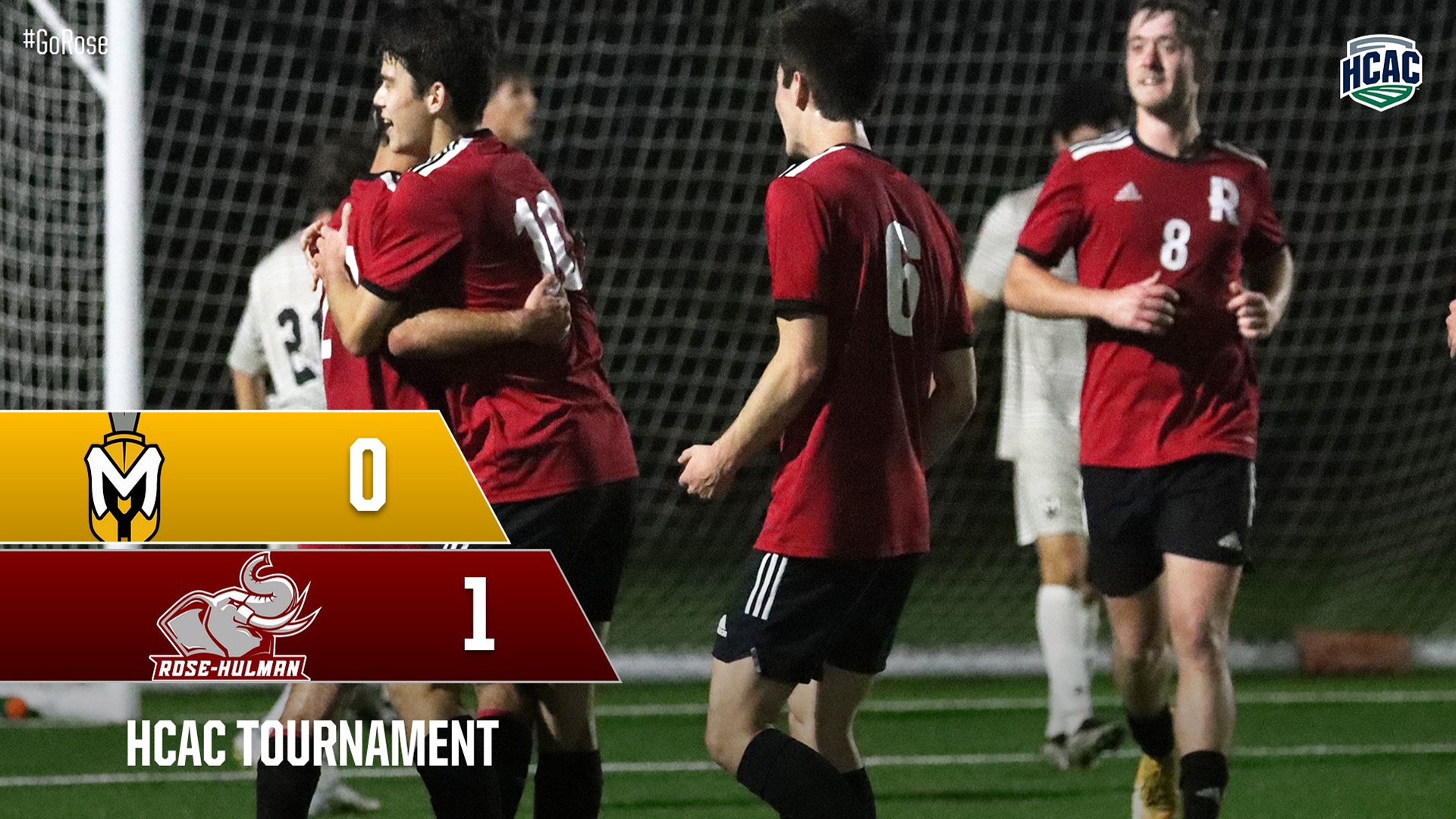 Men's Soccer to Host HCAC Final After Topping Manchester 1-0 - Rose ...