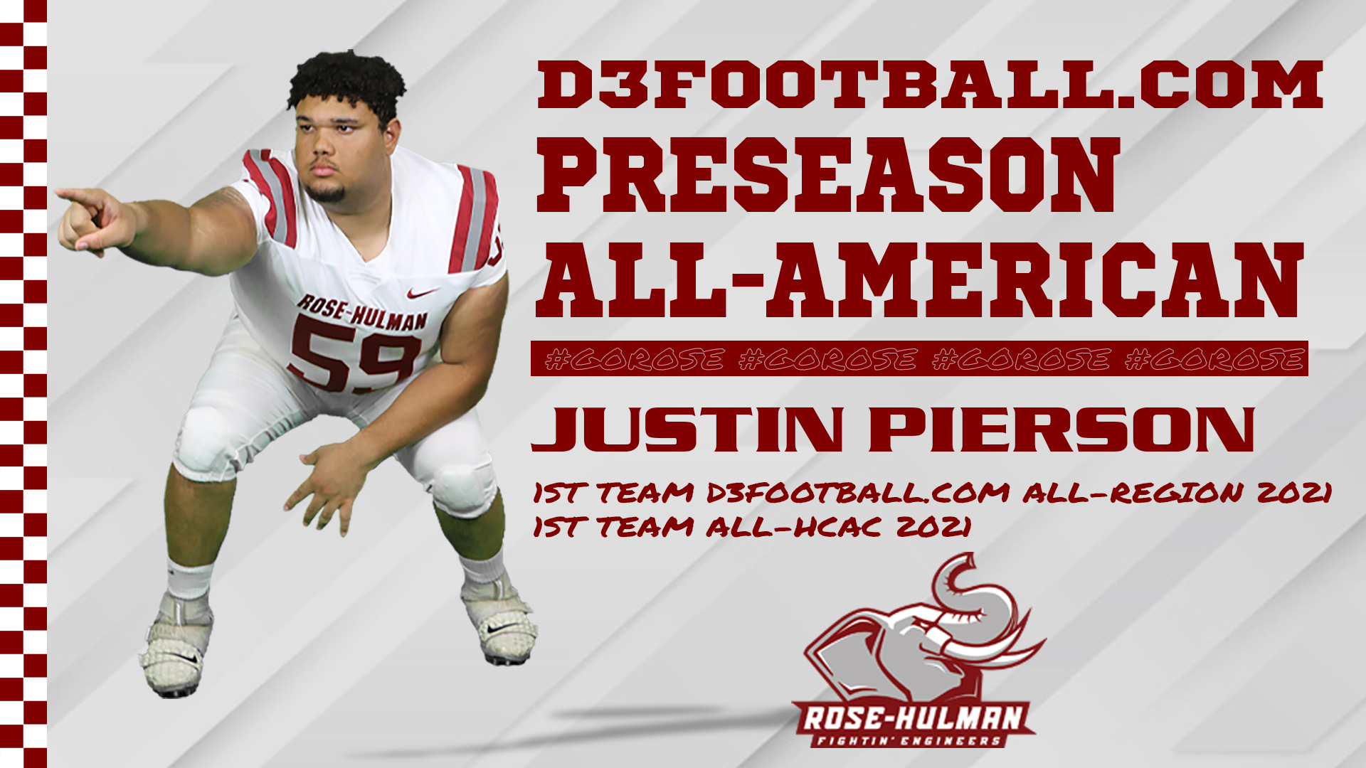 Justin Pierson - 2023 - Football - Rose-Hulman Institute of Technology