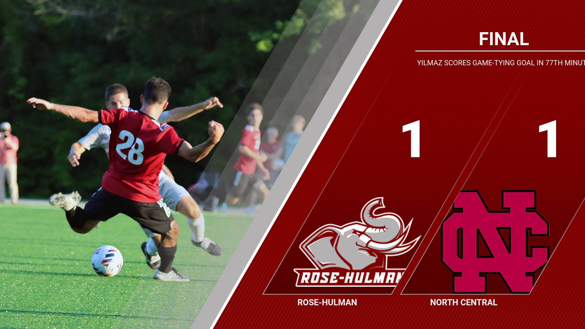 Rose-Hulman Draws with North Central in Rain-Shortened Game - Rose ...