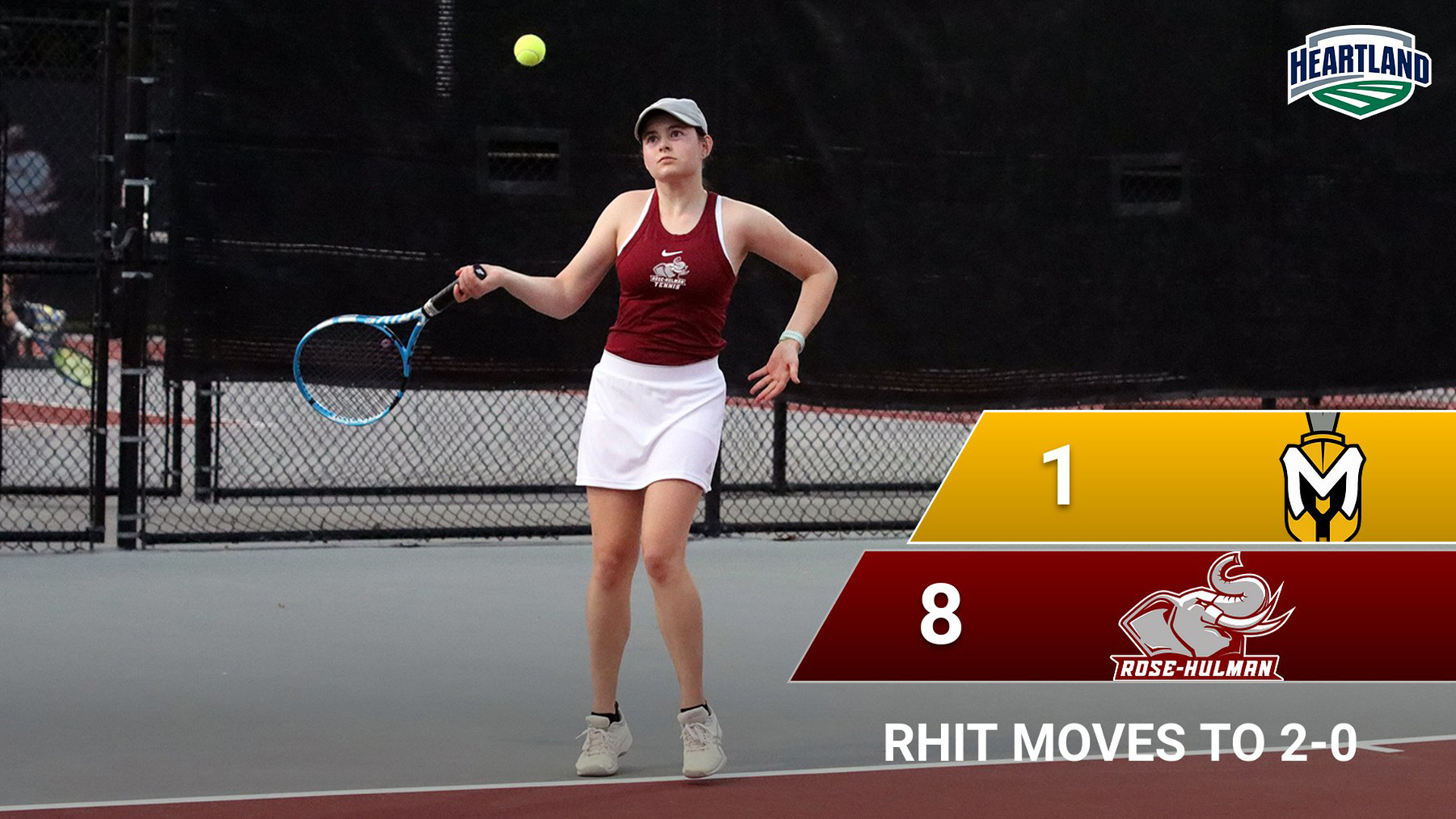 Women's Tennis Tops Manchester 8-1, Moves to 2-0 on Season - Rose ...