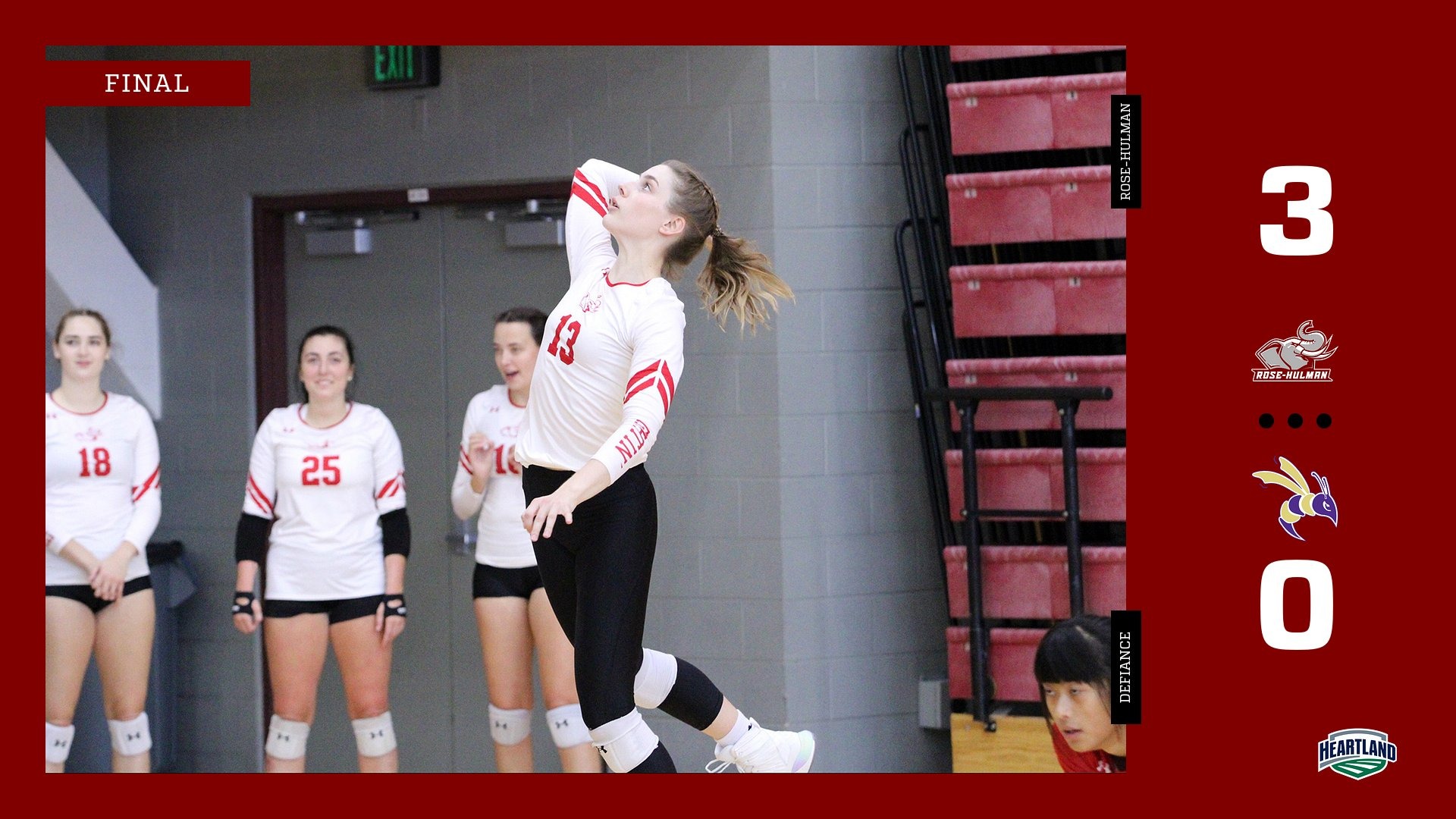 Volleyball Sweeps Defiance for First HCAC Win of Season - Rose-Hulman ...