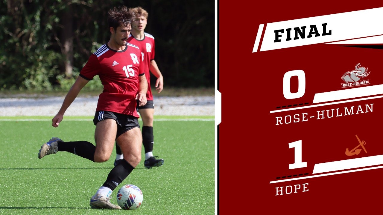 Men's Soccer Falls 1-0 in Close Game at Hope - Rose-Hulman Institute of ...
