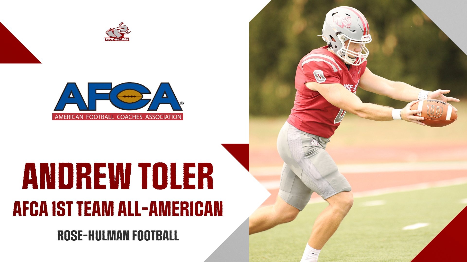 Andrew Toler Earns HCAC Special Teams Player of the Week Honors - Rose ...