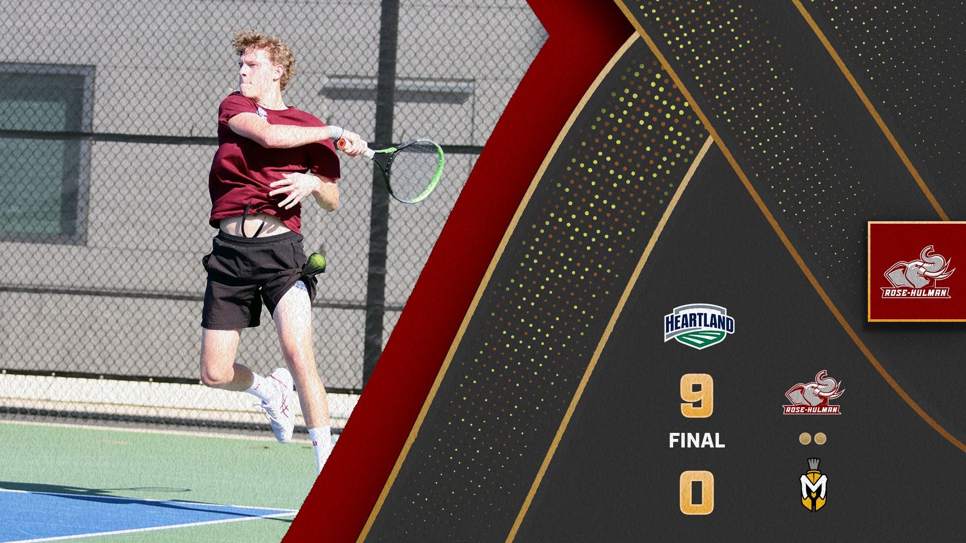Men's Tennis Defeats Manchester in HCAC Opener - Rose-Hulman Institute ...