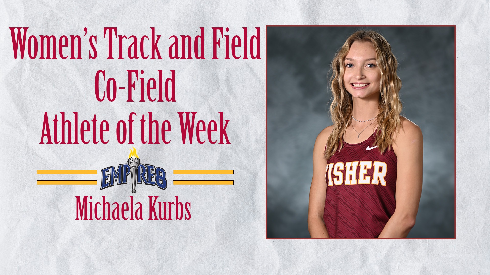 Michaela Kurbs Named Empire 8 Co-Field Athlete of the Week - St. John ...