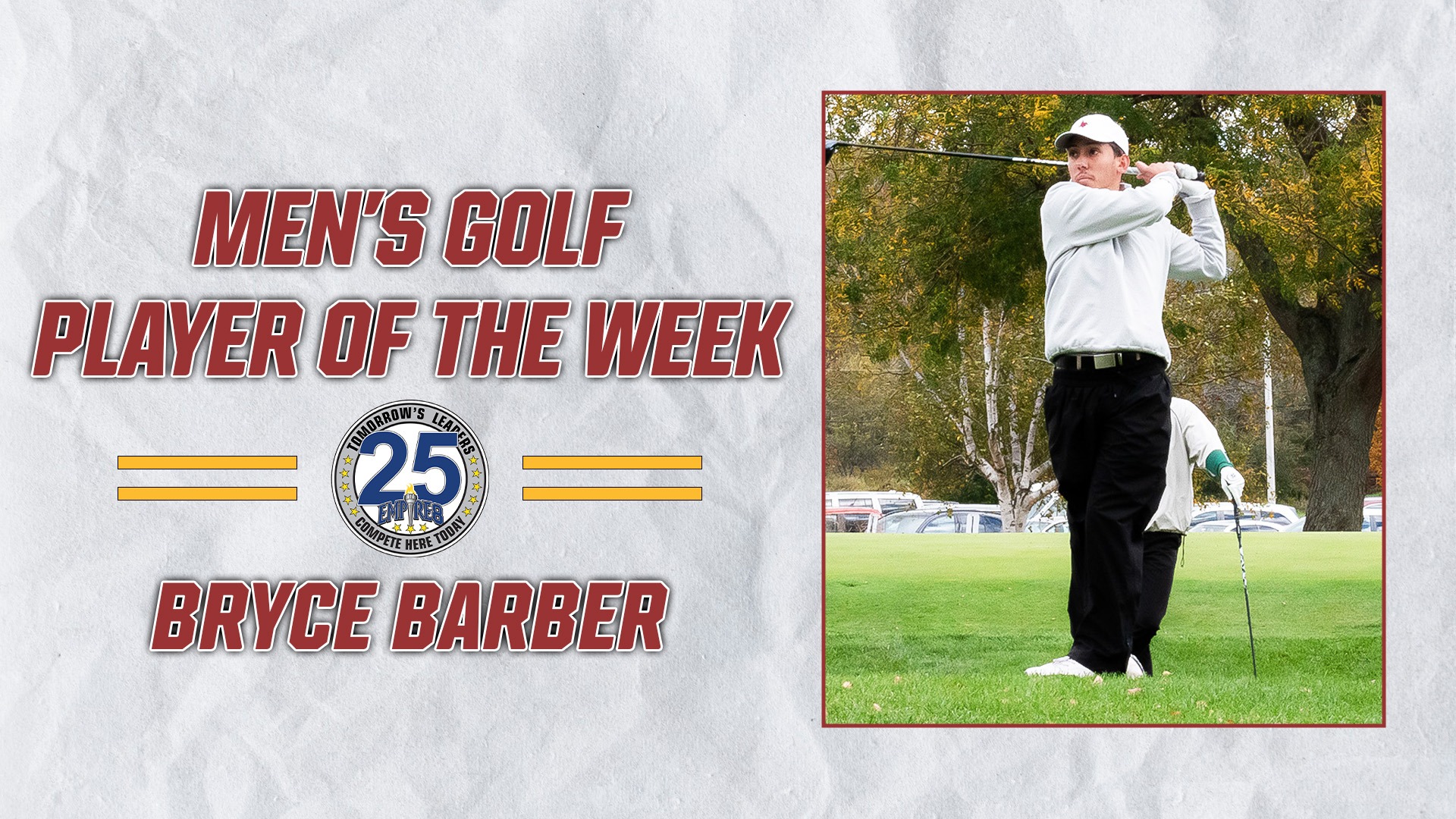 Barber Named Empire 8 Player of the Week - St. John Fisher University ...