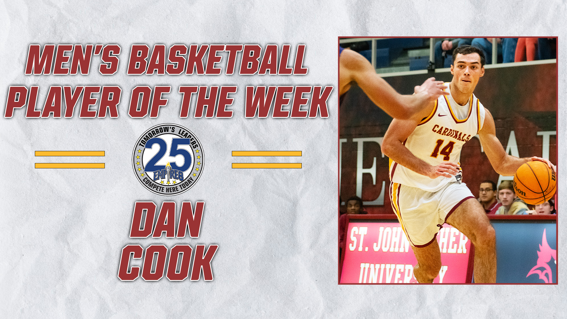 Cook Named Empire 8 Men’s Basketball Player of the Week - St. John ...