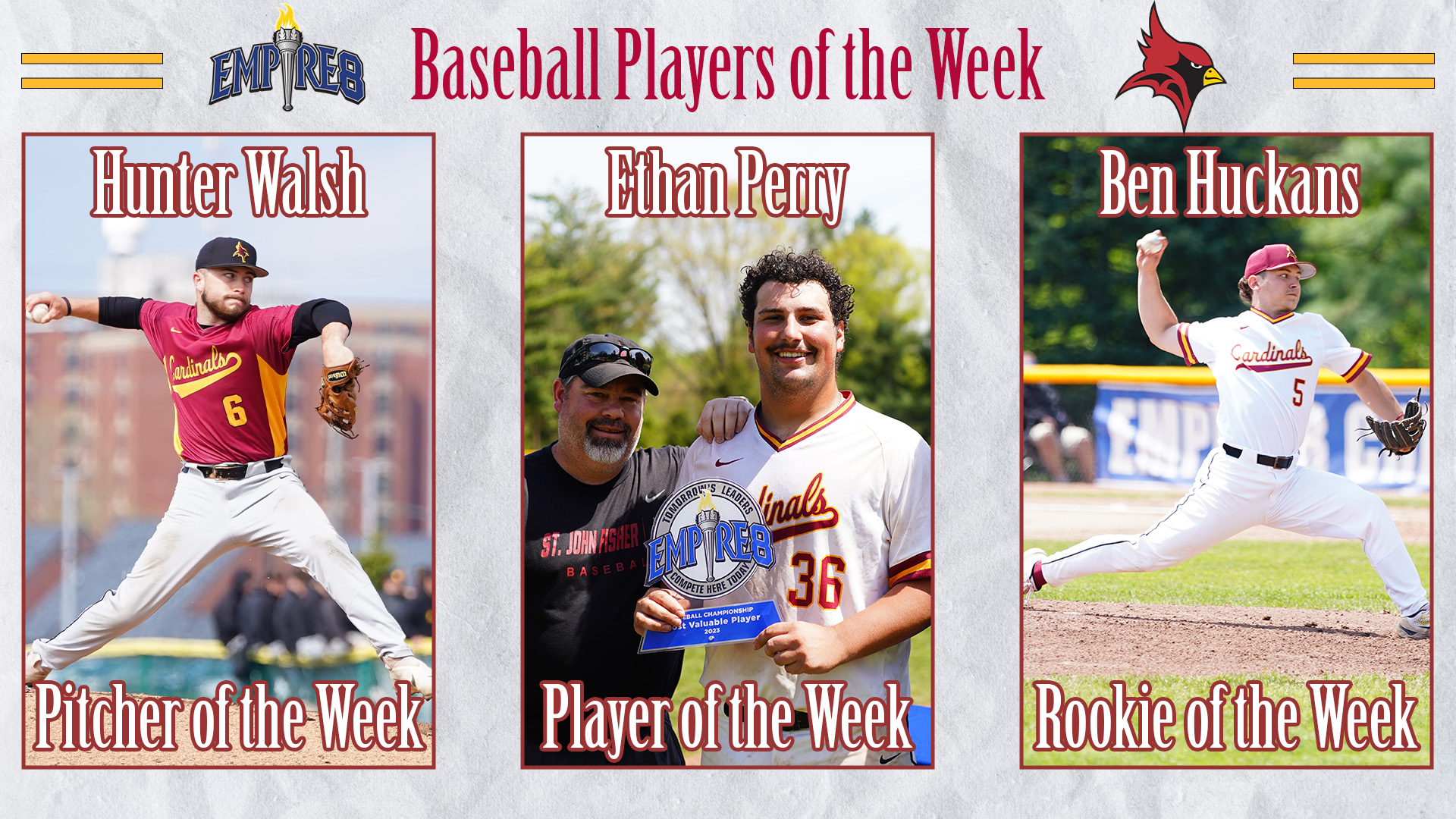 Cardinals Sweep Empire 8 Baseball Weekly Awards - St. John Fisher ...