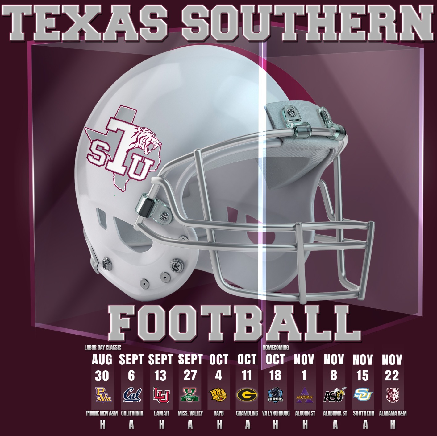 Texas Southern Football Announces 2021 Schedule - Texas Southern ...