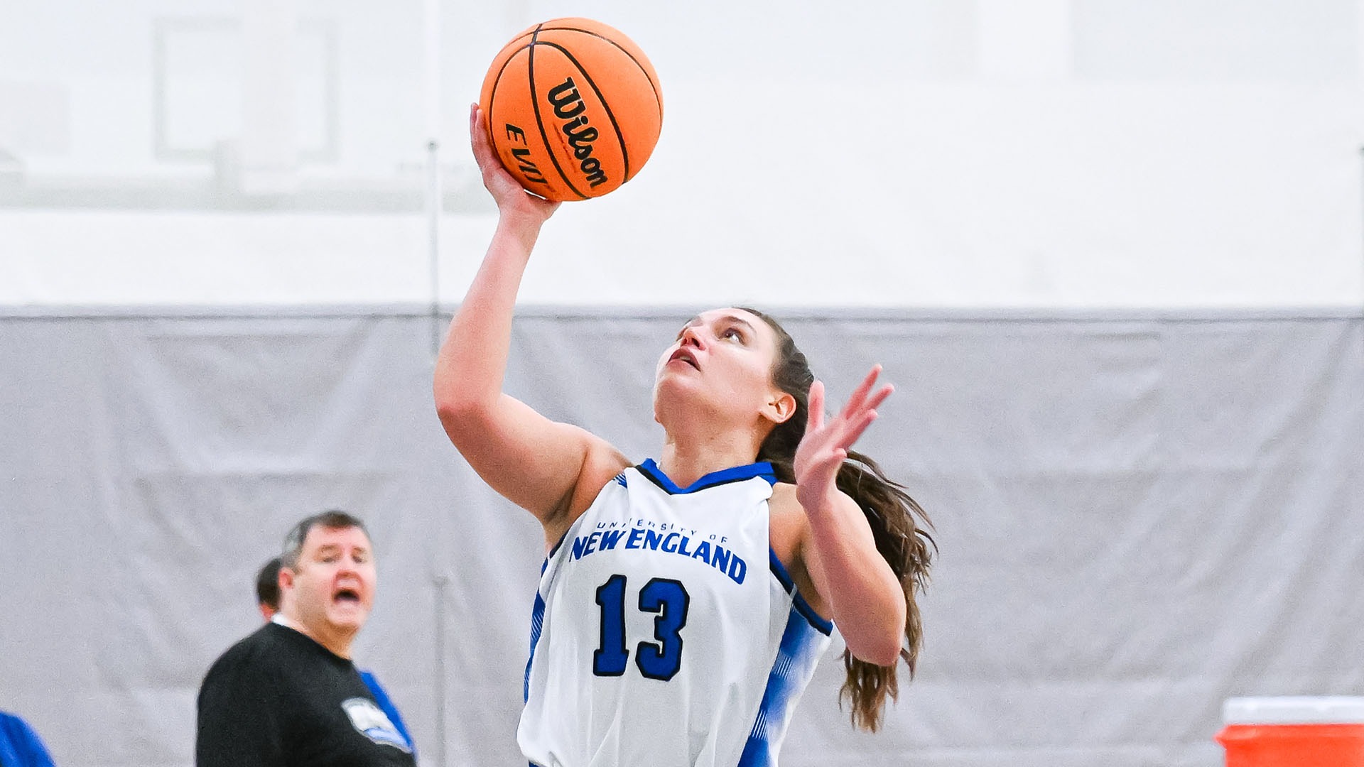 Franzen helps guide Nor'easters past Monks, 68-55 - University of New ...