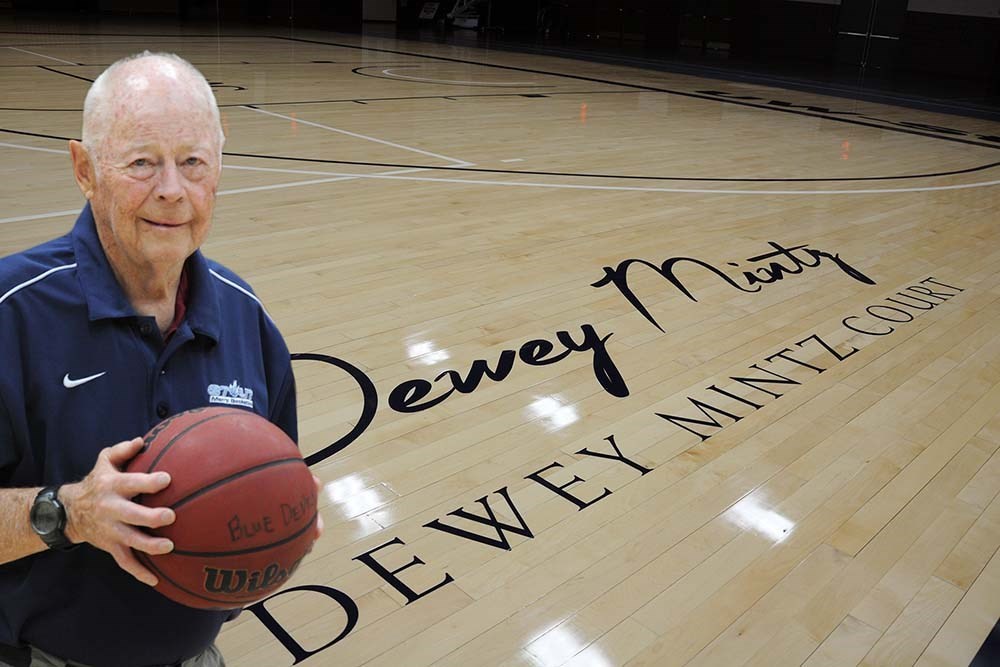 Former coach Mintz honored with naming of Johnson Fieldhouse court ...