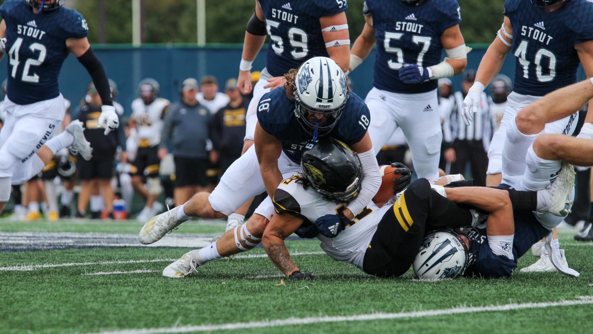 Blue Devils beat Pointers on Homecoming, win 51-14 - University of ...