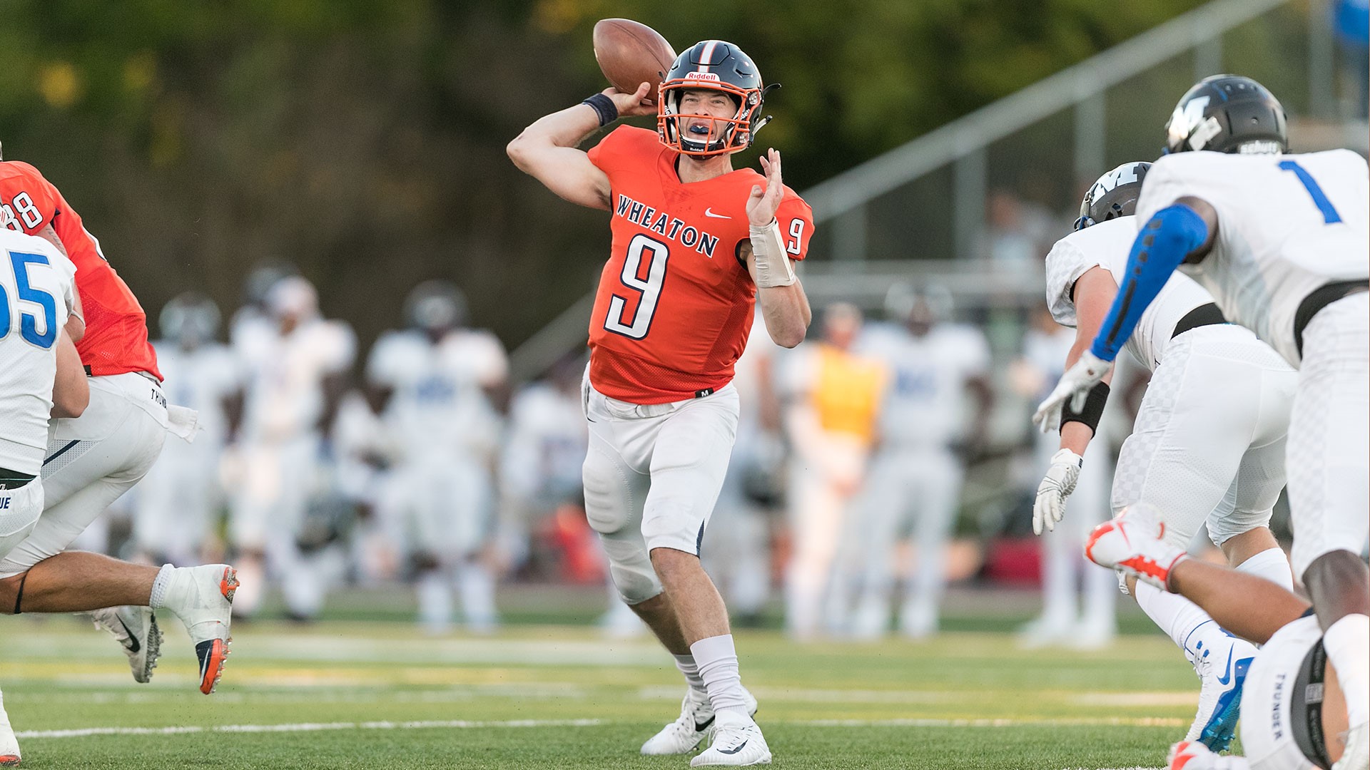 No. 22 Thunder football rolls to a 63-6 victory against Millikin ...