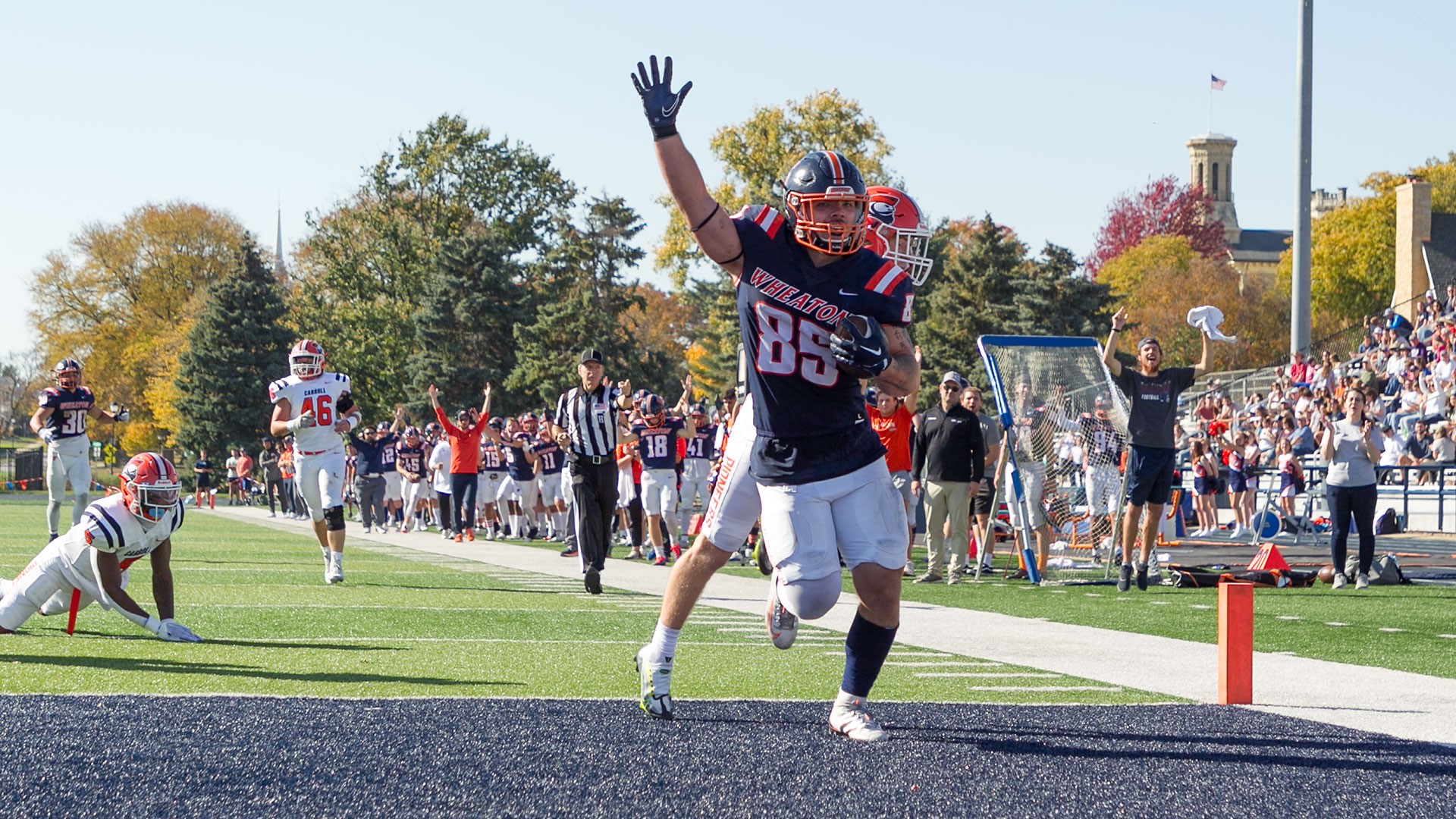 No. 15 Thunder football team handles Carroll in a 61-9 victory ...