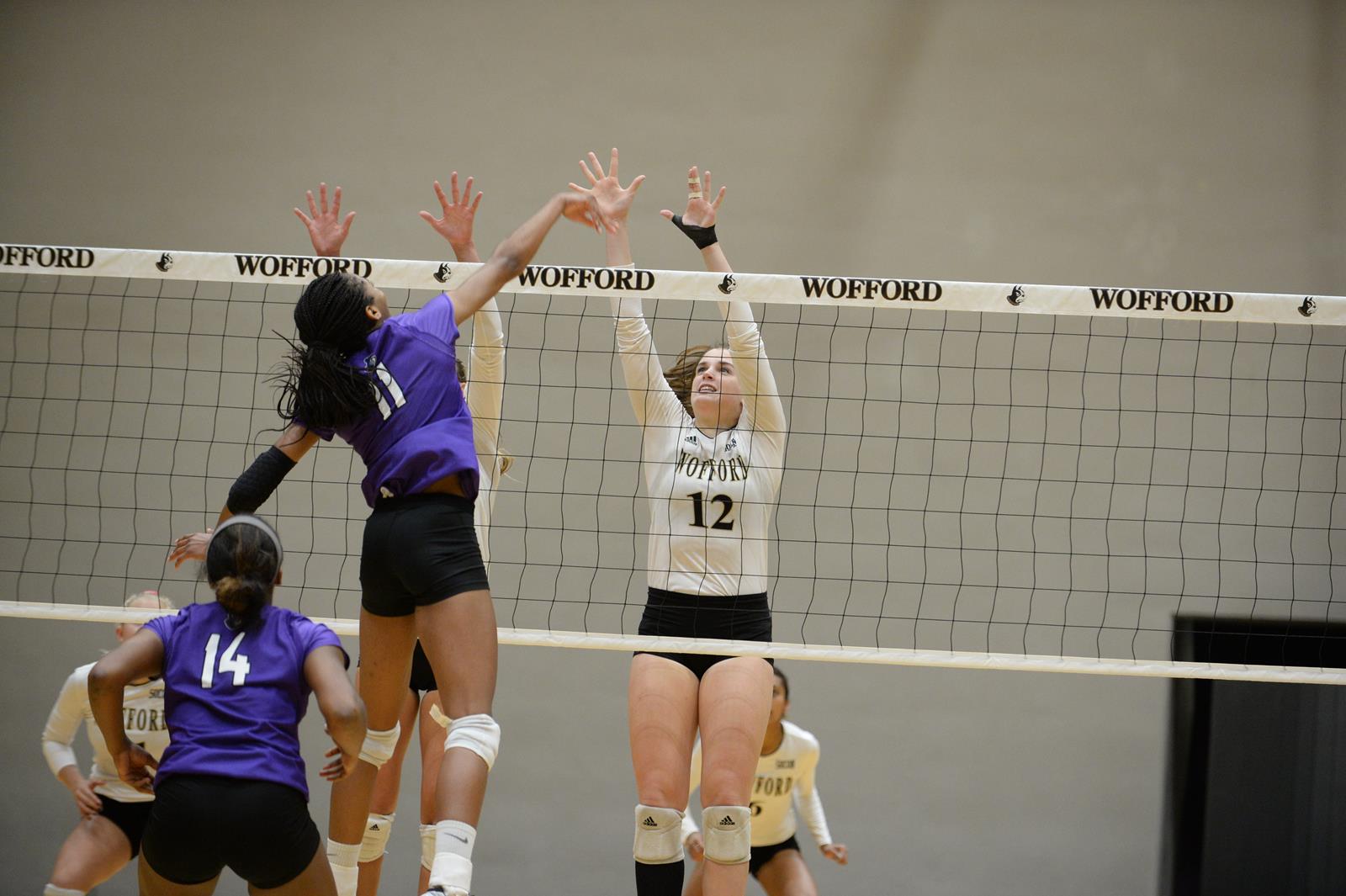 Volleyball Downs Mocs in Four Setter - Wofford College Athletics