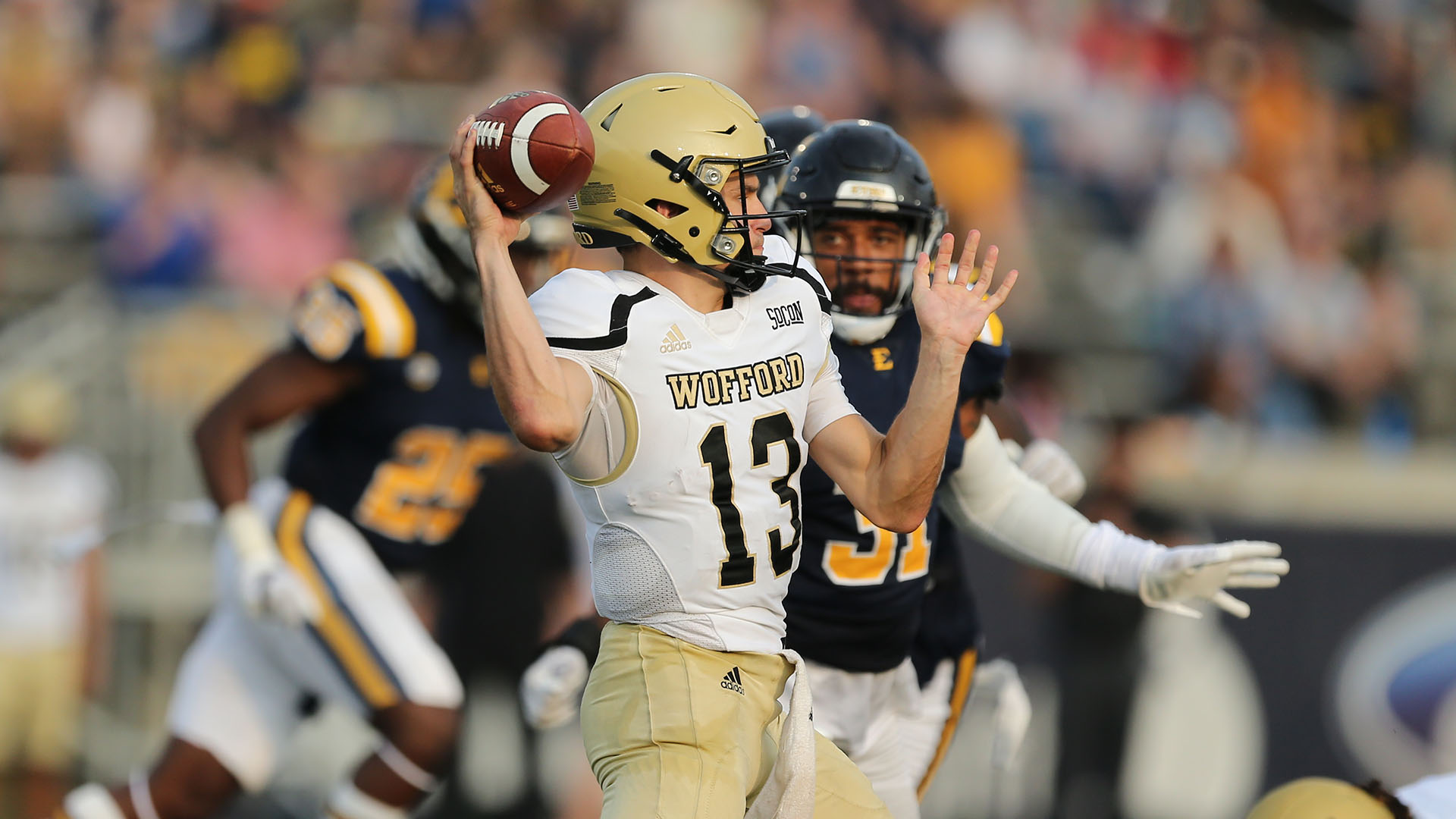 Football Drops Heartbreaker at ETSU - Wofford College Athletics