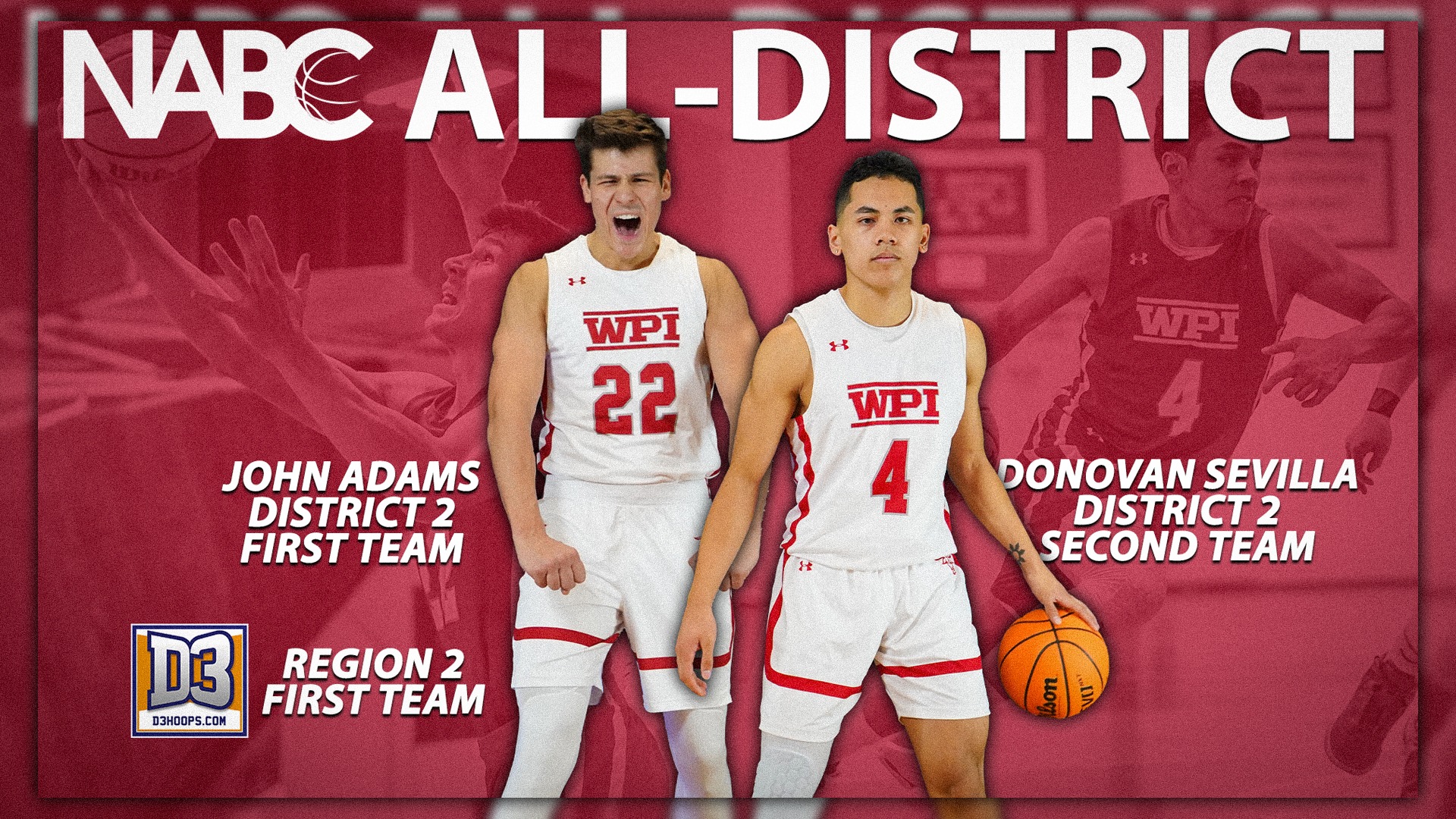 John Adams - 2023-24 - Men's Basketball - Worcester Polytechnic Institute