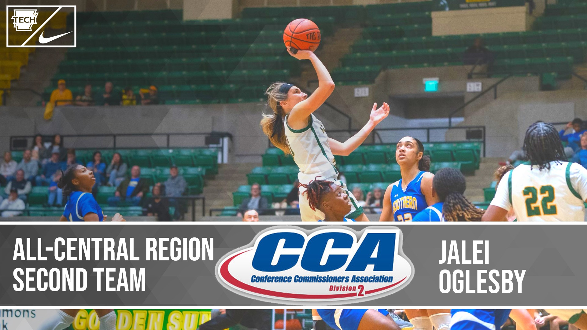 Oglesby named to All-Central Region Second Team - Arkansas Tech ...