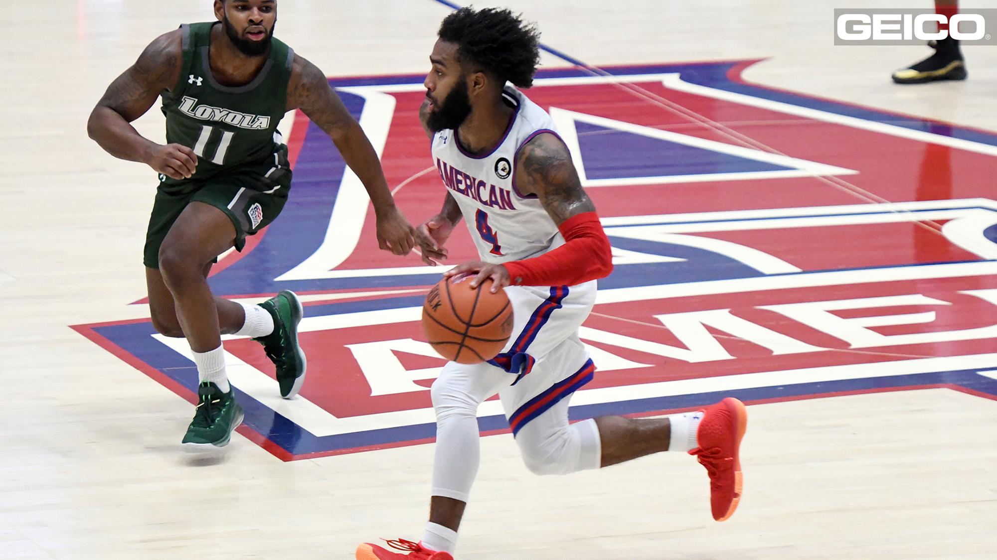 Men's Basketball Earns First Win of Season on Saturday - American ...