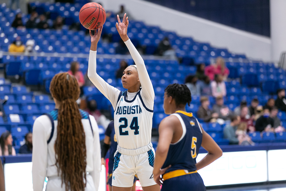 Jaguar Women's Basketball Cards First Win of the Season - Augusta ...
