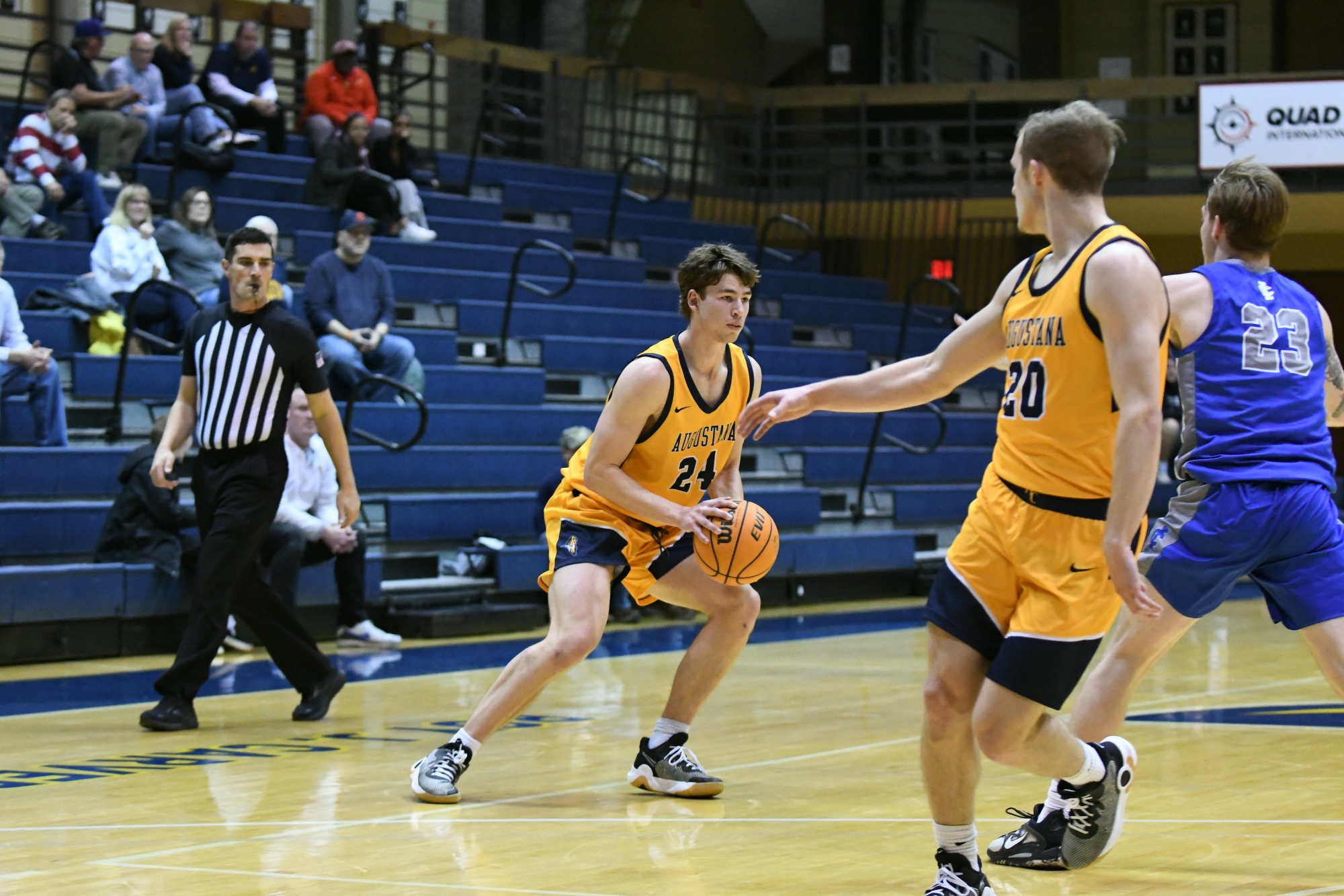 Men's basketball edges North Park in overtime thriller - Augustana ...