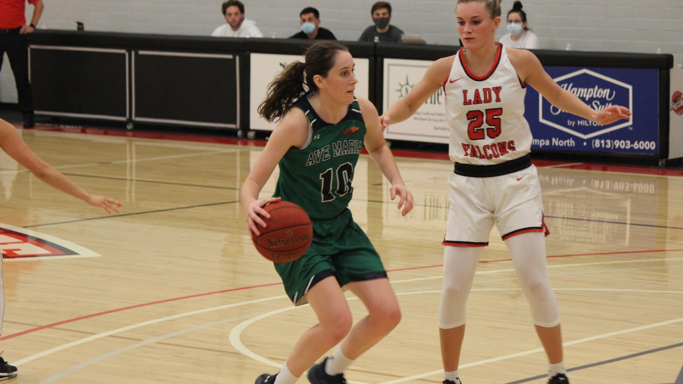 Allen, Rowe Have Career Highs in Win - Ave Maria University Athletics