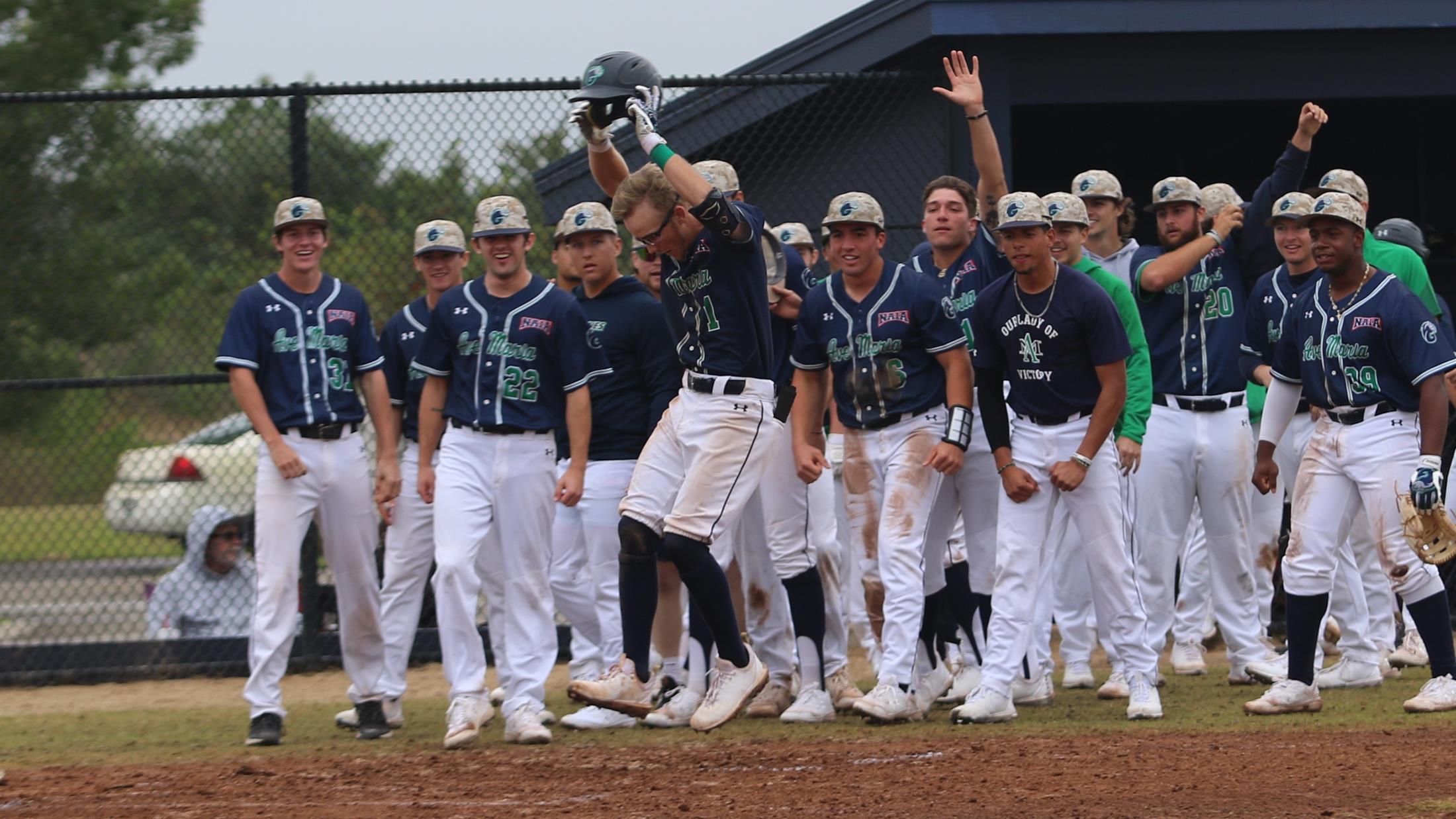 Five Home Runs Lead AMU to Series Win - Ave Maria University Athletics
