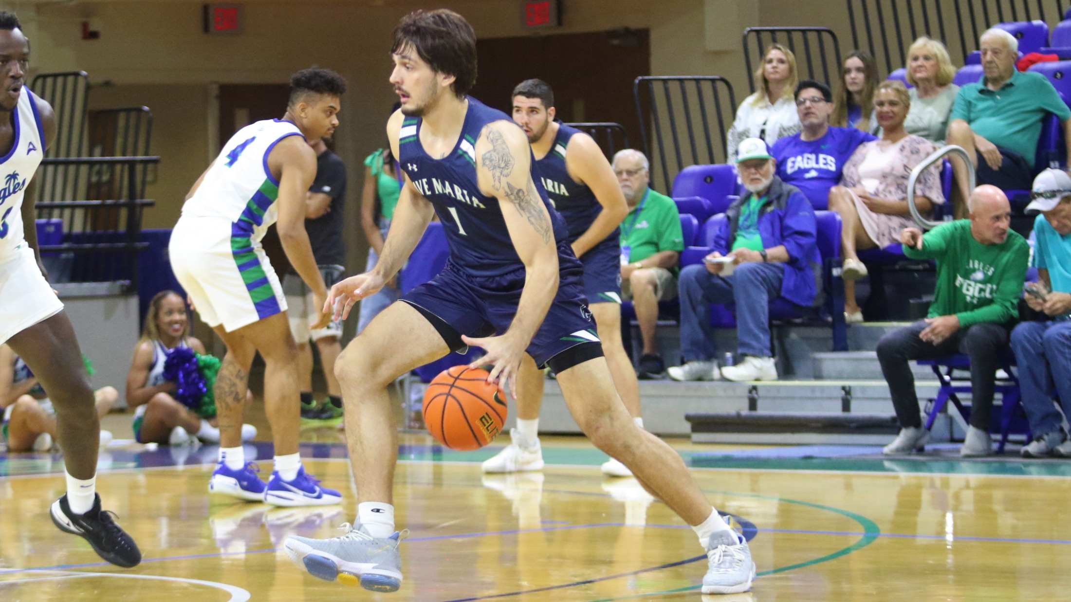 Gyrenes Beat Perennial Tourney Team - Ave Maria University Athletics