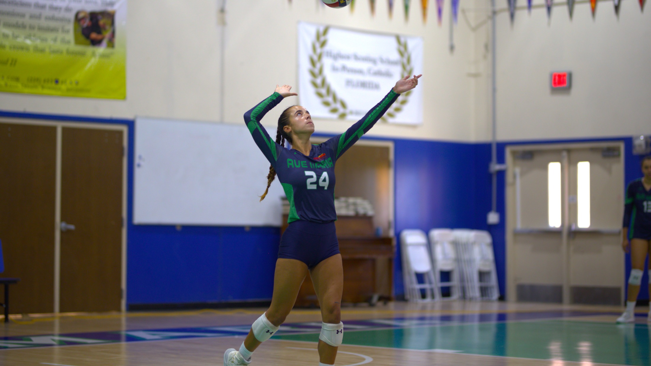Volleyball Rally Comes Up Short - Ave Maria University Athletics