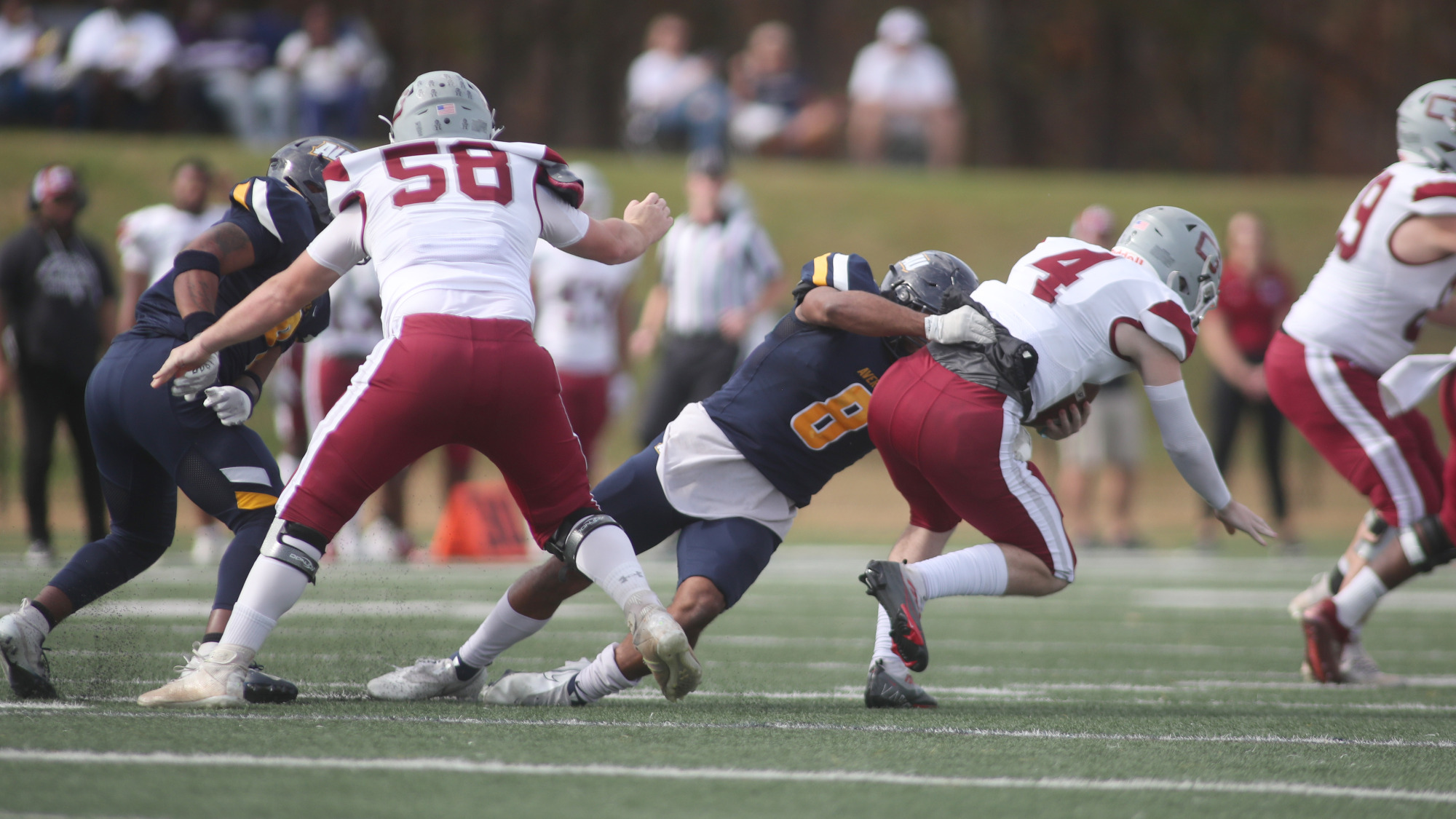 Football falls to Guilford in home finale on Senior Day - Averett ...