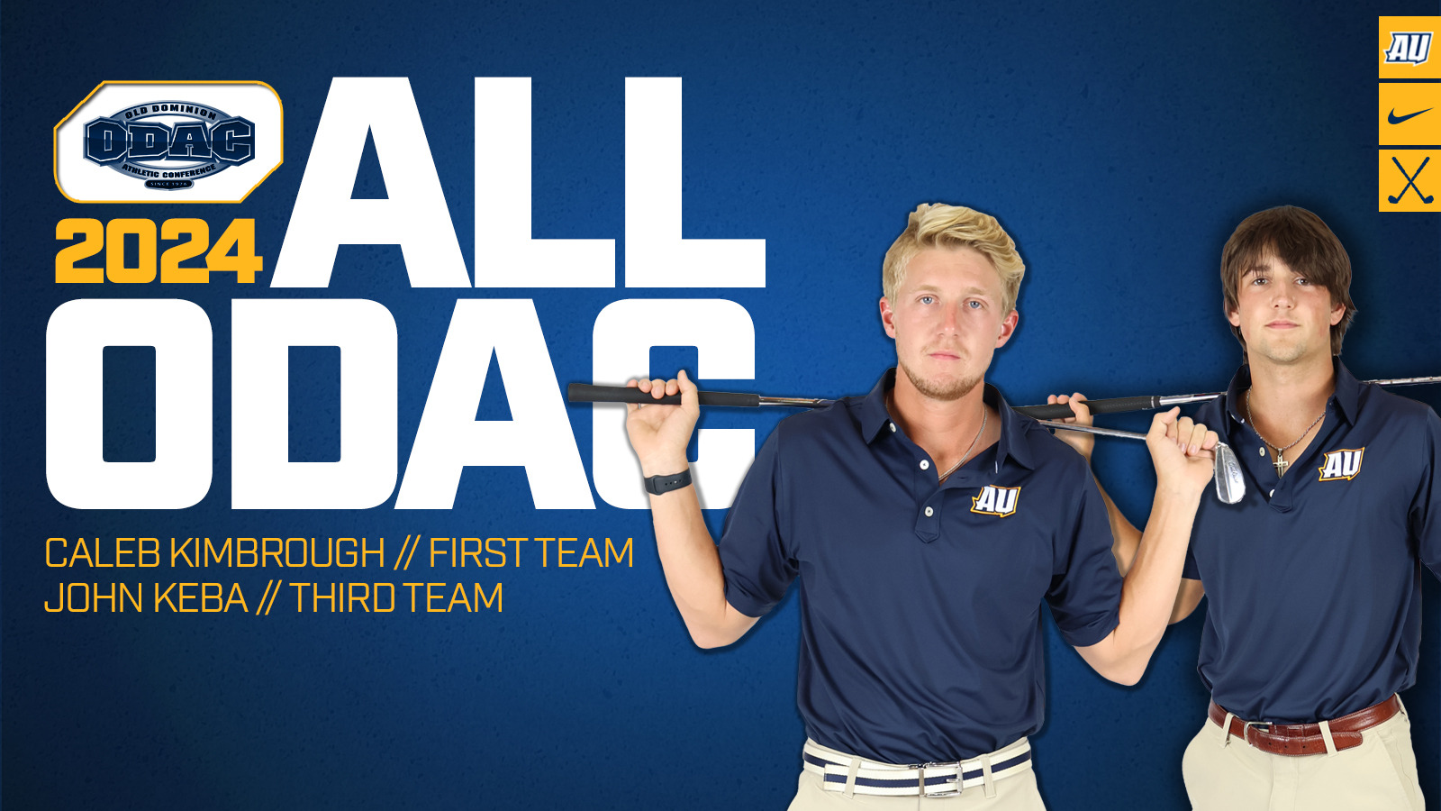 Men's golf places fifth at Camp Lejeune Gold Championship - Averett ...