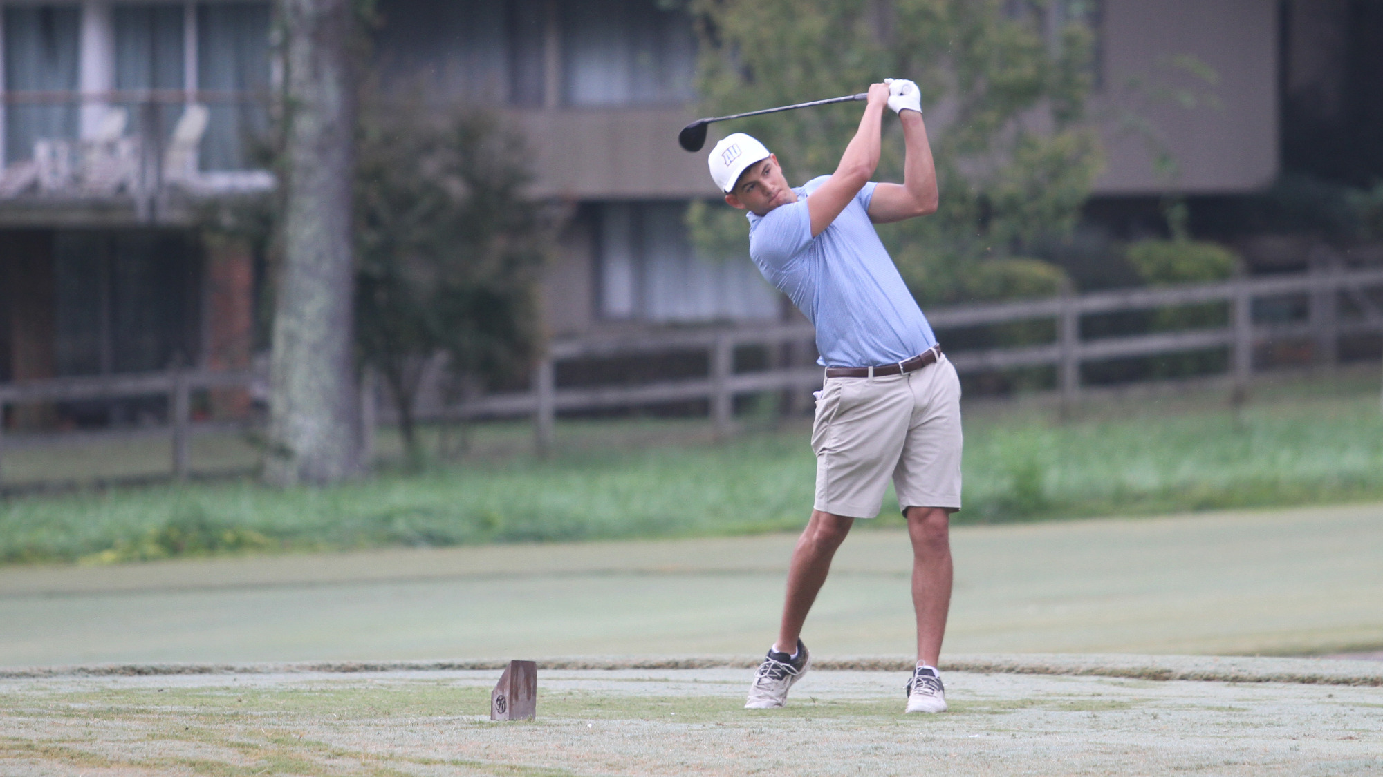 Myers in fourth, men's golf surges up to seventh after opening two ...