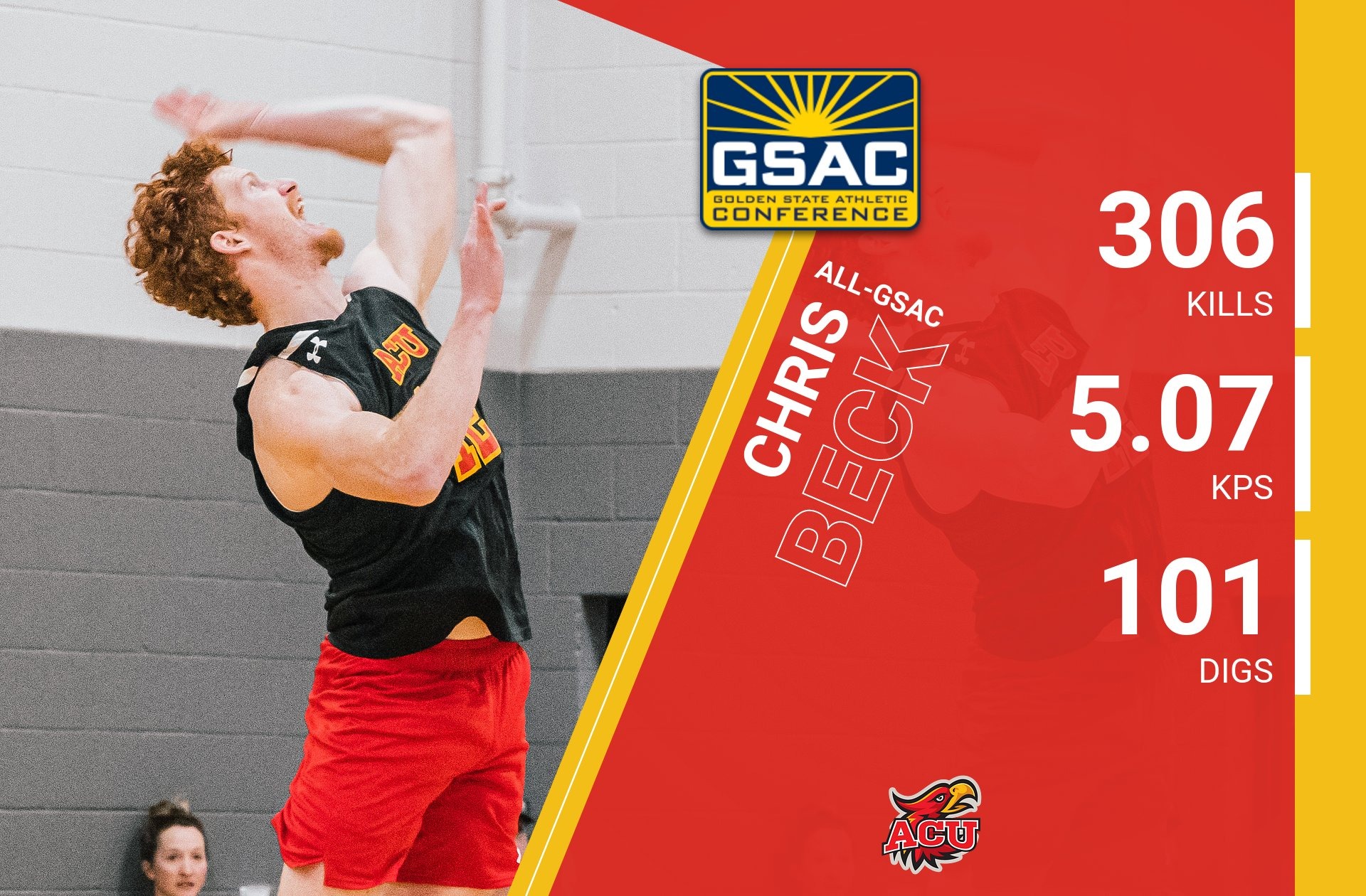 Beck Named All-GSAC - Arizona Christian University