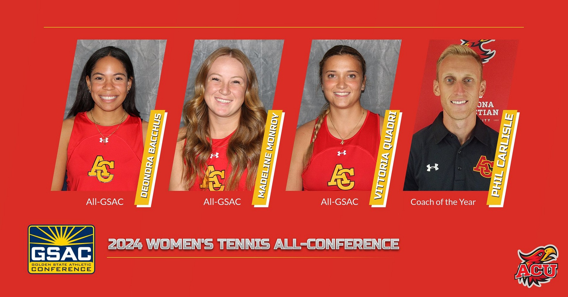 Three All-GSAC, One Coach of the Year - Arizona Christian University
