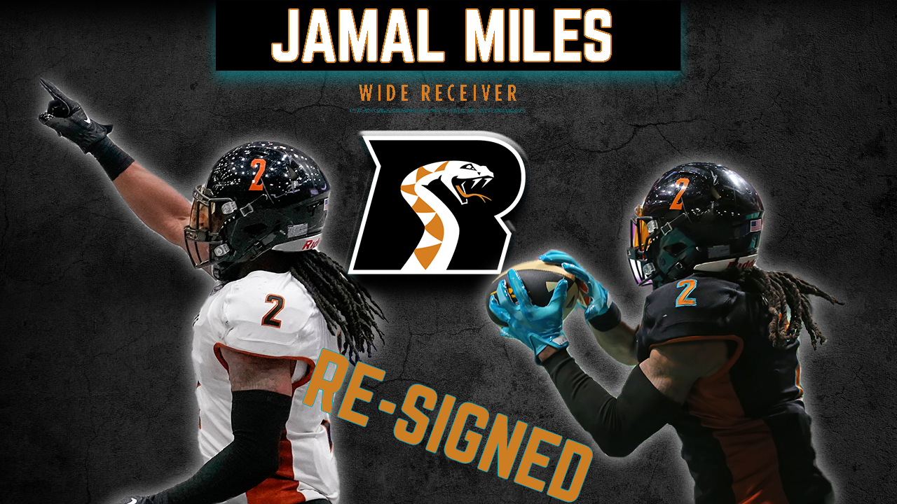 RATTLERS RE-SIGN VETERAN RUNNING BACK/WIDE RECEIVER JAMAL MILES ...