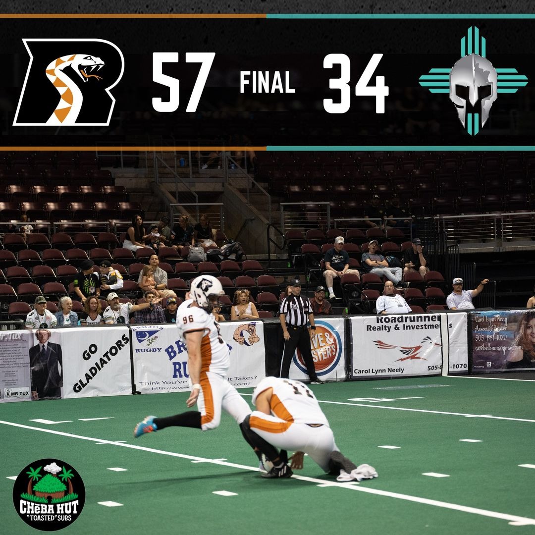 RECAP: RATTLERS WIN FIFTH STRAIGHT GAME, 57-34 - Arizona Rattlers