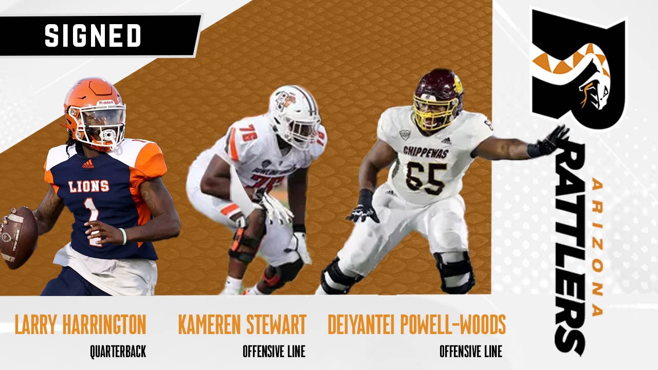 Rattlers Add Three Newcomers for the 2025 IFL Season - Arizona Rattlers